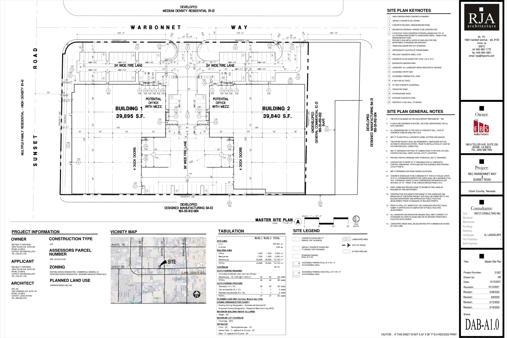 Sunset Industrial Park | Equity Building Services